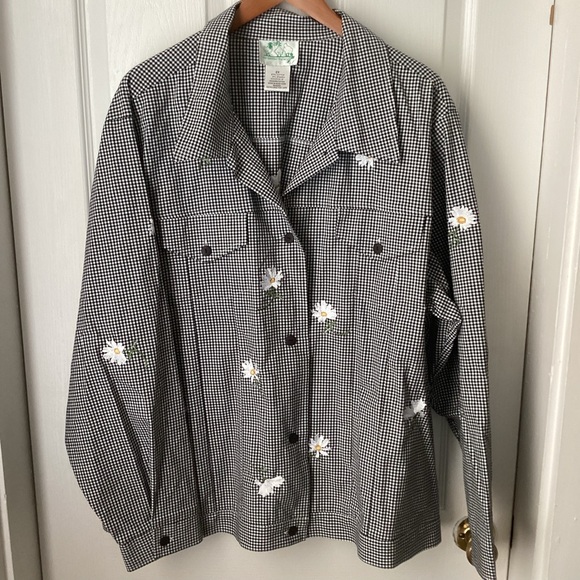 Quacker Factory | Jackets & Coats | Quacker Factory Black And White ...